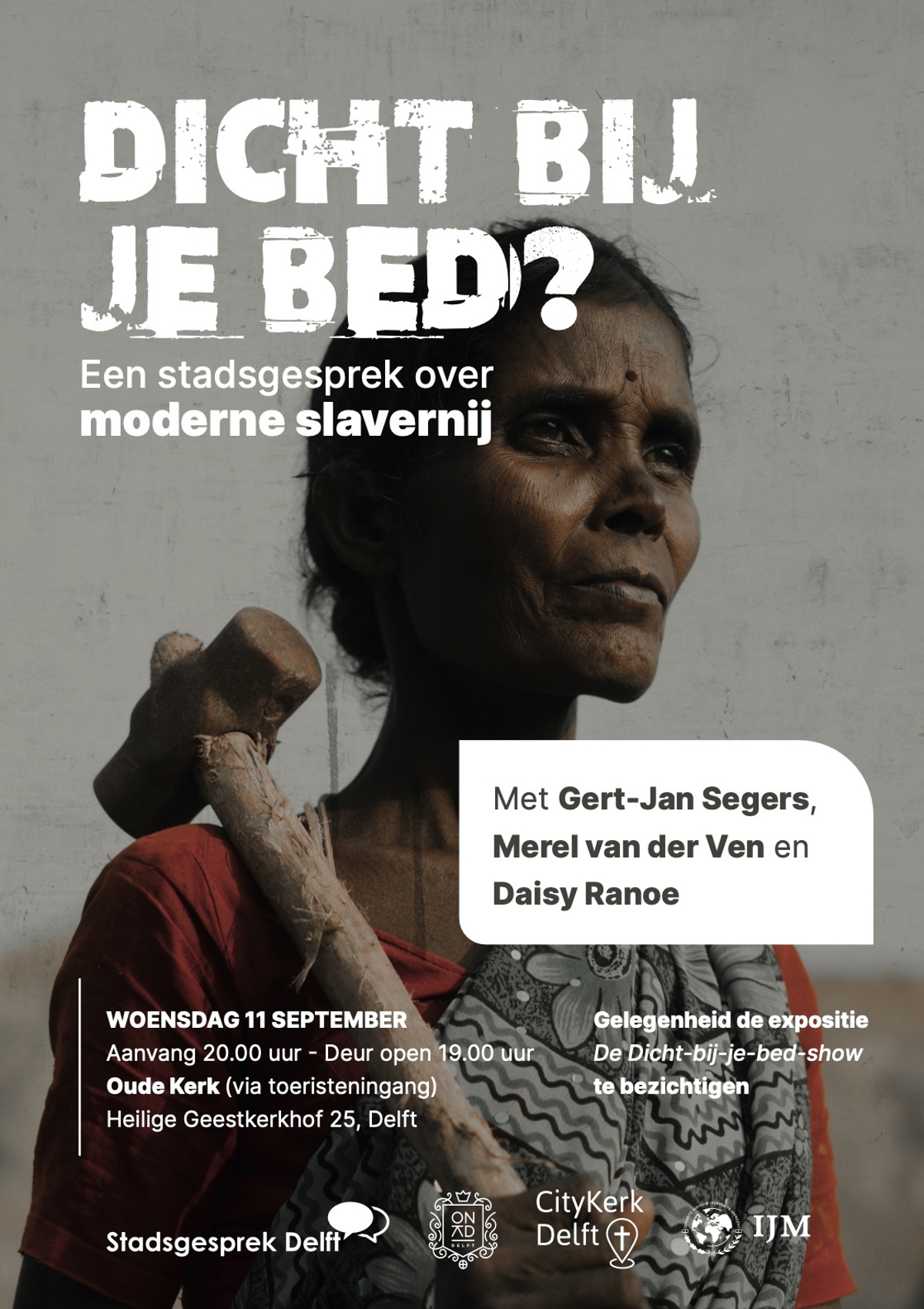 Stadsgesprek over moderne slavernij | Oude Kerk Nieuwe Kerk Delft